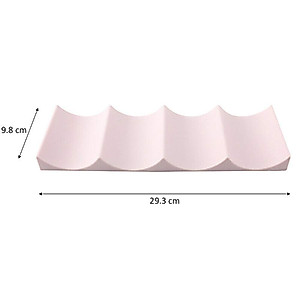 Wine Rack Countertops Display Stand Storage Bottle Holder Jar Fridge Shelf Home European Style Anti Slip Durable Organizer Space Saving(Dark Gray,size:1 PC)