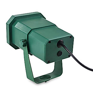 Outdoor Waterproof Laser Projector Light- Moving RGB 20 Patterns- with RF Remote Control and Timer, Perfect for Lawn, Party, Garden Decoration (Green)- NL69