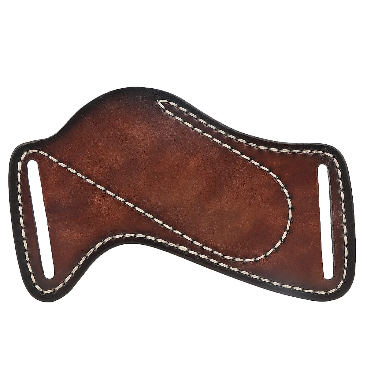 Tourbn Leather Knife Sheath for Belt Pocket Folding Knife Holder Compact Draw Knifes Carrier EDC Tools Holster