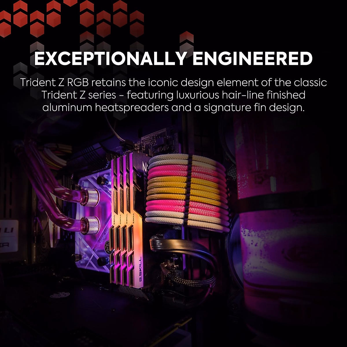 G.SKILL Trident Z RGB Series (Intel XMP) DDR4 RAM 32GB (2x16GB) 3000MT/s CL16-18-18-38 1.35V Desktop Computer Memory UDIMM (F4-3000C16D-32GTZR)