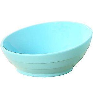 Creation Core Premium Quality Tilted Cat Bowl for Small Pets with Anti-skid Rubber