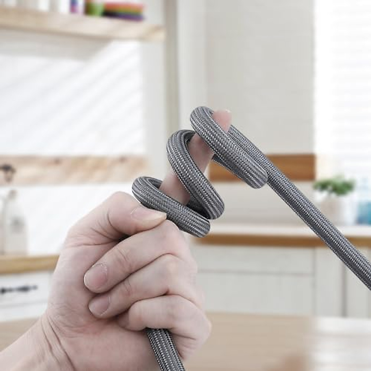 Kitchen Faucet Replacement Hose Compatible with American Standard M922367-007220A, 59-Inch Pull Down Spray Hose (M922367-007220A faucet hose)