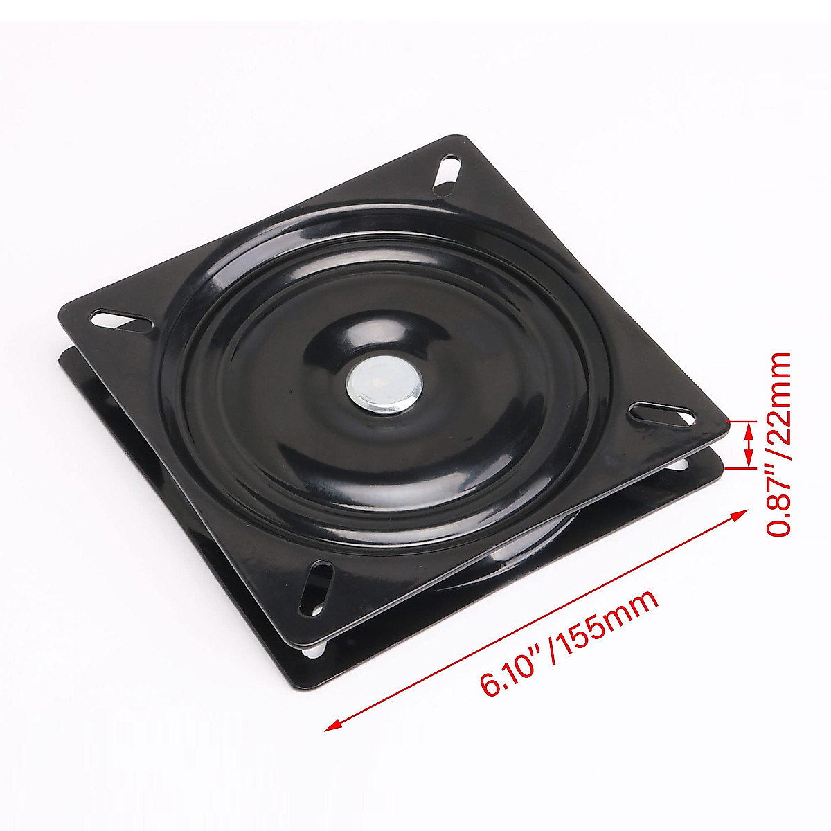 Yibuy Bar Chair Swivel Base Replacement 6.1inch Furniture Chair Swivel Turntable