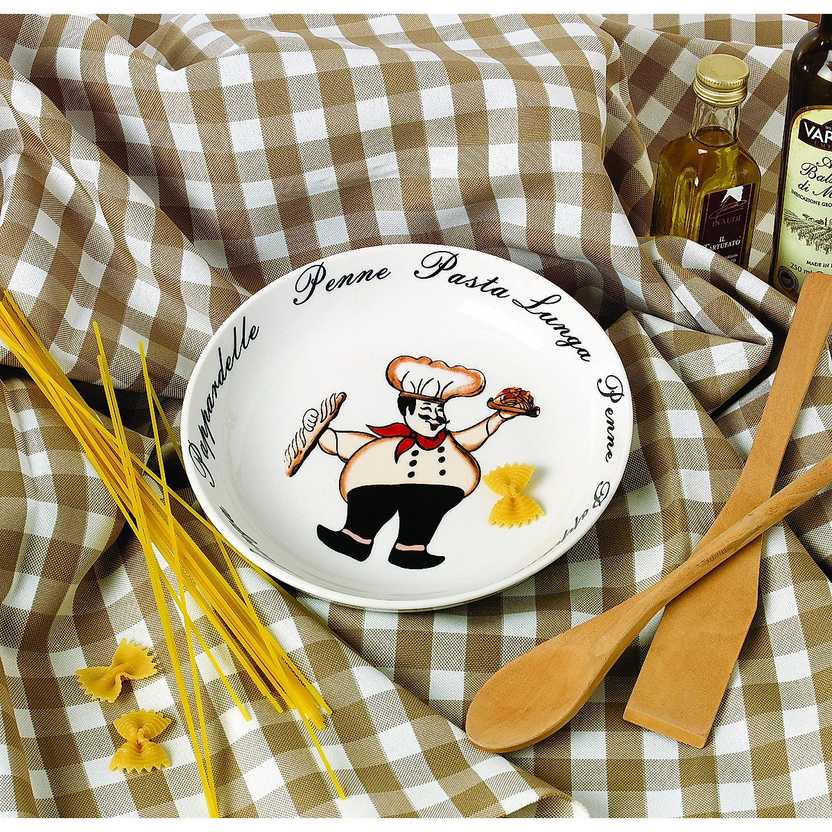 Lorren Home Trends Chef Pasta Set, Multicolor