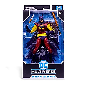 McFarlane Toys, DC Multiverse Batman of Zur-En-Arrh 7-inch Action Figure with 22 Moving Parts, Collectible DC Batman Figure with Unique Collector Character Card – Ages 12+