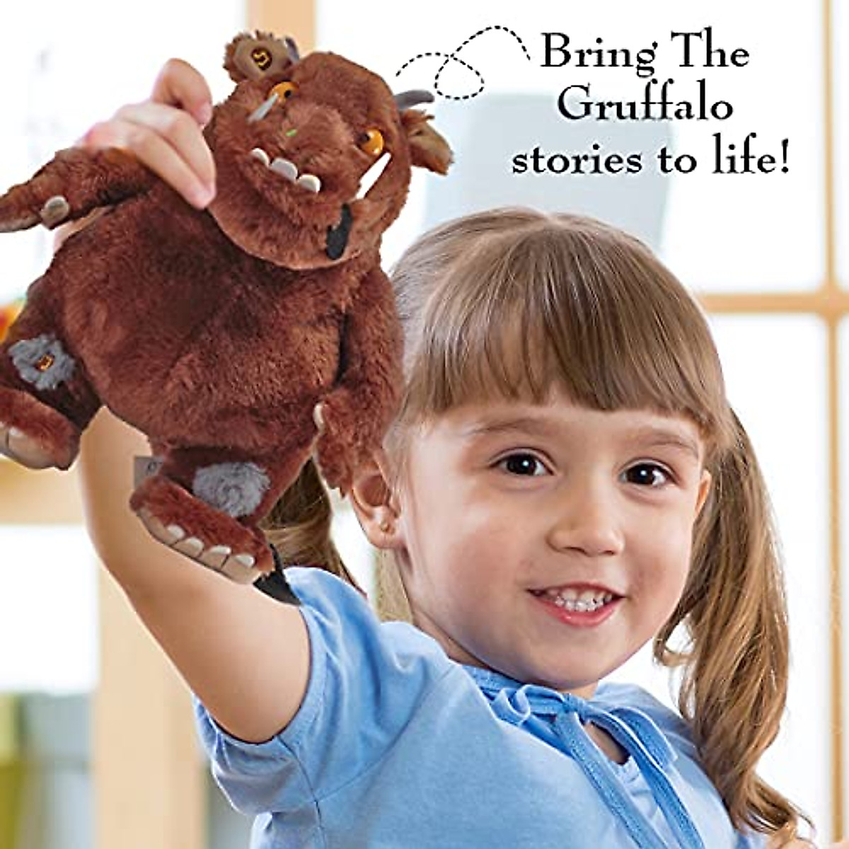 WOW! STUFF The Gruffalo Interactive Plush | Official Talking 12" Soft Toy from The Julia Donaldson Childrens Books and Films | Unlock The Bonus Phrases | for Boys and Girls Aged 2+