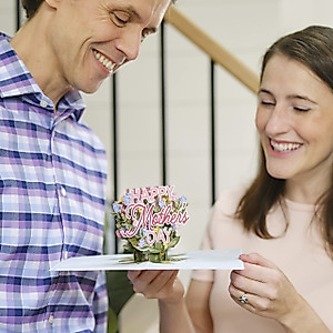 Lovepop Happy Mother's Day Hydrangeas Pop-Up Card, 5 x 7”, Unique Flower Card for Mom or Daughter