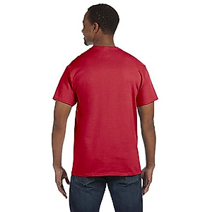 JERZEES Adult Dri-Power Heavyweight Blend T-Shirt , Medium, True Red