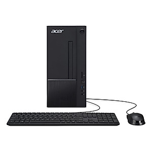 Acer Aspire TC-1770-UR11 Desktop | 13th Gen Intel Core i5-13400 10-Core Processor | 8GB 3200MHz DDR4 | 512GB M.2 2280 PCIe Gen 4 SSD | SD Card Reader | Intel Wi-Fi 6E AX211 | Windows 11 Home,Black