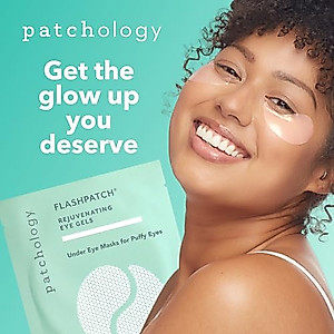 Patchology Eye Gels Patch (5 Pairs) - Natural Eye Patches for Puffy Eyes, Dark Circles and Eye Bags - Eye Mask Skincare for All Skin Types - Beauty & Personal Care Eye Patch