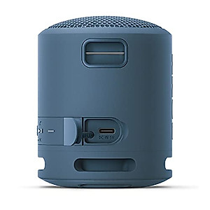 Sony XB13 Extra BASS Portable IP67 Waterproof/Dustproof Wireless Bluetooth Speaker (Light Blue) with Knox Gear Hard Shell Storage and Travel Case (Black) Bundle (2 Items)