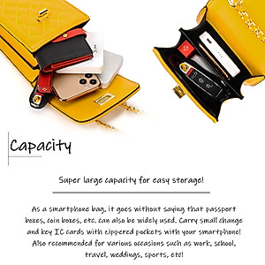 FSD.WG Women Small Crossbody Cell Phone Purse Leather Phone Purse Mini Messenger Shoulder Handbag Wallet