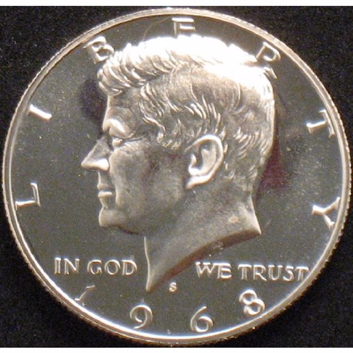 1968 Kennedy Proof 40% Silver Half Dollar
