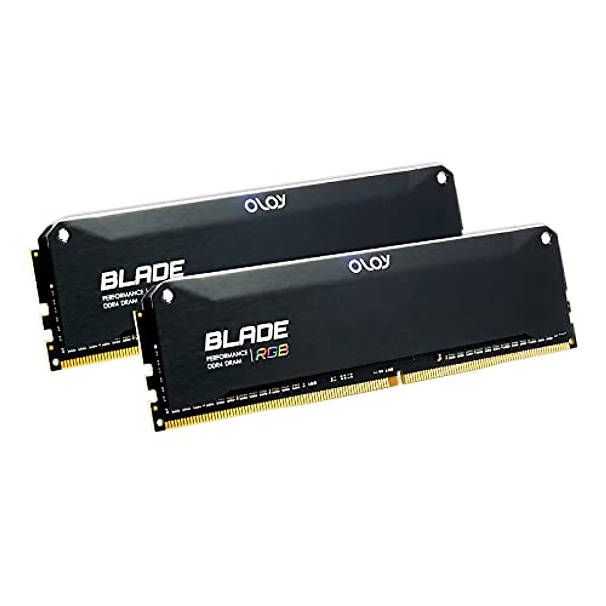 OLOy DDR4 RAM 16GB (2x8GB) Blade Aura Sync RGB 3200 MHz CL16 1.35V 288-Pin Desktop Gaming UDIMM (MD4U0832162BRKDE)