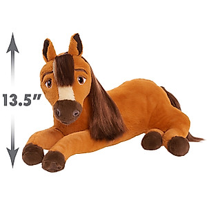 DreamWorks Spirit Riding Free Large Spirit Plush, 13.5 Inch Tall and 18 Inch Long, Stuffed Animal, Horse, Kids Toys for Ages 3 Up by Just Play