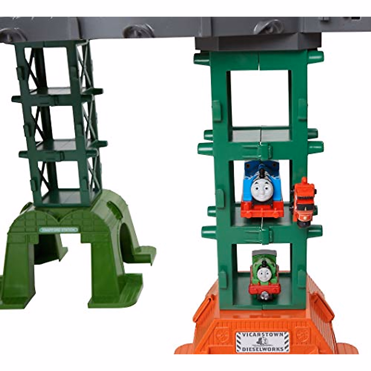 Thomas & Friends Toy Train Set, Super Station, Extra Large Race Track with Motorized Thomas, Diecast Percy & MINIS James for Ages 3+ Years