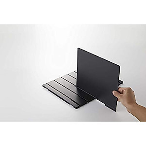 Yamazaki Handbag Home Purse Bag Divider Shelf | Plastic | Closet Organizer, One Size, Black