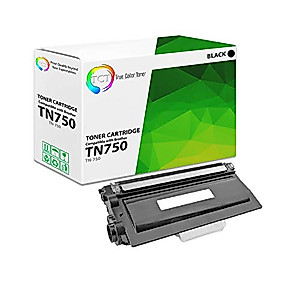 TCT Premium Compatible Toner Cartridge Replacement for Brother TN-750 TN750 Black High Yield Works with Brother HL-5440D 5450 6180, MFC-8510 8520 8950, DCP-8110 8250 Printers (8,000 Pages) - 2 Pack