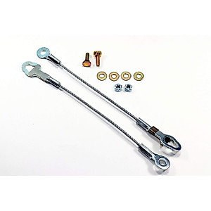 ATVWorks Compatible/Replacement for 2 Polaris 2005-2015 Ranger 500 700 800 900D Tailgate (Tail Gate) Cable Kits - Replaces OEM 7081445 & 7081215