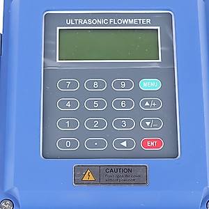 TUF-2000B Ultrasonic Flow Meter Liquid Water Flow Control Meter with LCD Display, DN20-700mm TS-2 & TM-1 Clamp-on Transducers