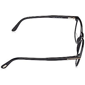 Tom Ford FT5401-0001-51 Black Eyeglasses, Shiny Black, 51-20-145