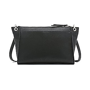Calvin Klein Reyna Crossbody, Black/Silver