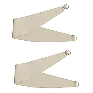 Bujasso Beige 90% Blackout Curtains with Sheer Overlay Mix and Match Double Layer Thermal Insulated Window Panels 84 inch for Living Room Bedroom Beige Drapes with Tiebacks Grommet Top 37" Wx84 Lx2