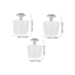 OSALADI 4sets Leak-Proof Silicone Stopper Sink Stoppers Bath Tubs Pool Stopper Indoor Tub Accessory Plug for Bath Tub Bathroom Tub Stopper Replacement Part Kitchen Sink Plug Steel 3pcs*4