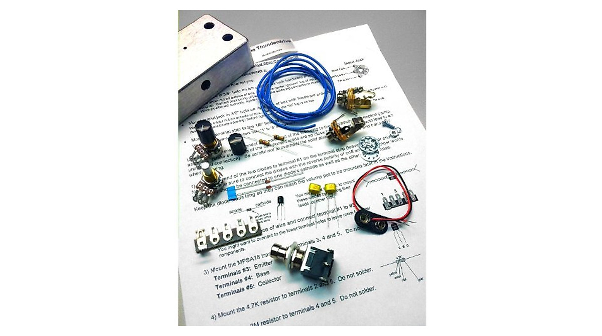 DIY Thunderdrive Overdrive Pedal Kit for Guitar Amps