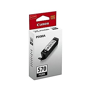 Canon PGI-570 PGBK Ink Cartridge - Pigment Black - Inkjet - 300 Page - 1 / Blister Pack