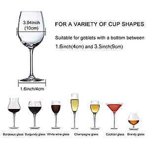 Wine Glass Rack, Under Cabinet Stemware Rack Wine Glass Holder Storage Hanger for Cabinet Kitchen Bar