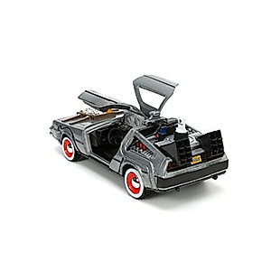 Jada Toys Back to The Future Part III 1:32 Time Machine Die-cast Car, Toys for Kids and Adults