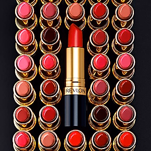 Revlon Super Lustrous Lipstick, Creamy Formula For Soft, Fuller-Looking Lips, Moisturized Feel, 745 Love Is On, 0.15 oz