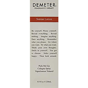 Demeter Suntan Lotion Cologne Spray for Women, 4 Ounce