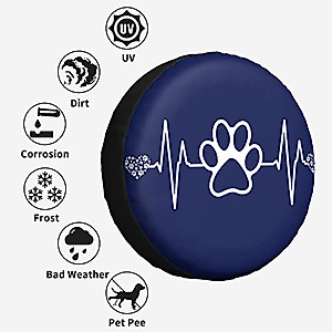 Forno Funny Mountain Design Camper Spare Cover Protectors Weatherproof Universal Trailer Wheel Tire Covers for Jeep SUV Rv Strailer Truck Camper Travel Trailers