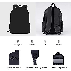 Tbuxglu Casual 16" Backpack Anime Travel Bags 3D Printed Laptop Backpacks Cartoon Sports Bag-4