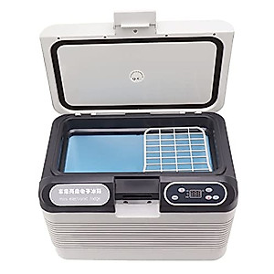 Biitfuu Car Refrigerator Overweight Oversize Large Fridge Truck Abs Freezer Cooler Aluminum Abs Outdoor Refrigerators (US Plug 110V)