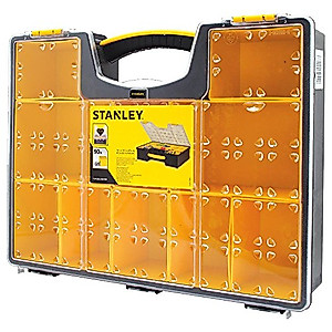 Stanley 10 Removable Bin Compartment Deep Professional Organizer