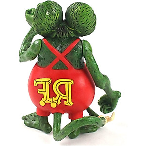 mkjinmei Ratfink Model Toys, Joint Movable Dolls Games PVC Action Figure Rat Fink Mouse Collectible Model Toy Figure Birthday Gifts 12 cm