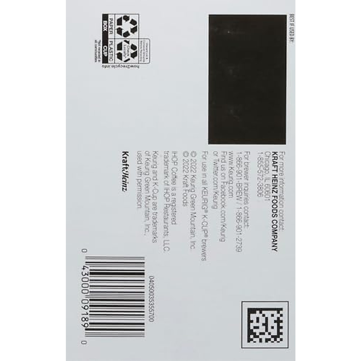 IHOP Medium Roast Signature Blend Keurig K-Cup Coffee Pods, 10 ct Box