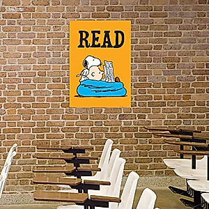 Eureka ''Read'' Peanuts School Poster Classroom Decoration, 13'' x 19''