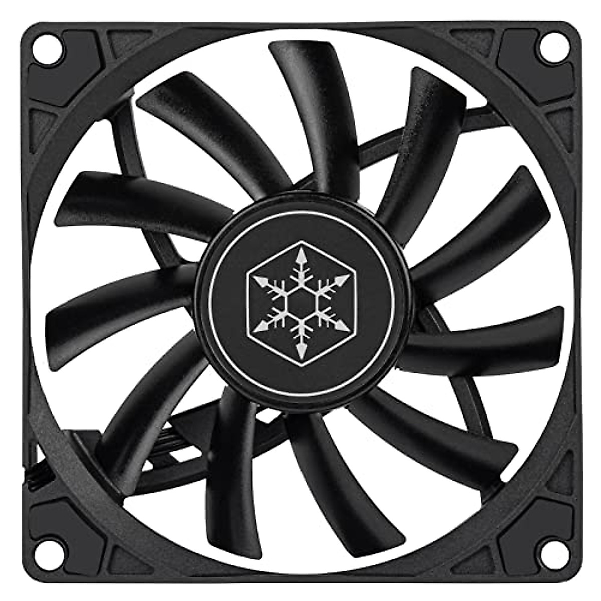 SilverStone Technology Air Slimmer 90 Enhanced Performance 92mm Slim Fan with PWM, SST-AS90B
