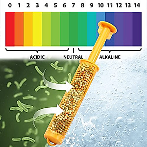 Bilinavy Spa Ag+ Mineral Sticks for Hot Tub, Silver Ion Mineral Cartridge Last for 4 Months Treats (2, Yellow)