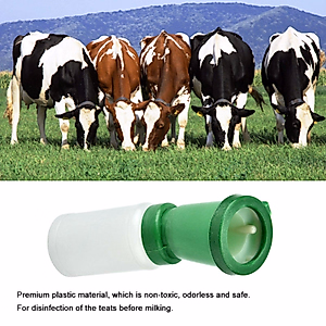GLOGLOW Goat Teat Dip Cup, Non Reflow Cow Nipple Cleaning Disinfection Cup for Cow Sheep Goat