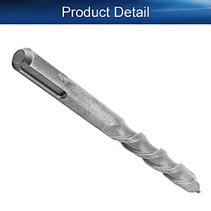 Auniwaig 12mm x 150mm Rotary Hammer Drill Bit, Masonry Drill Carbide Tipped Rotary Hammer Bit Round Shank, for SDS Impact Drill 1Pc