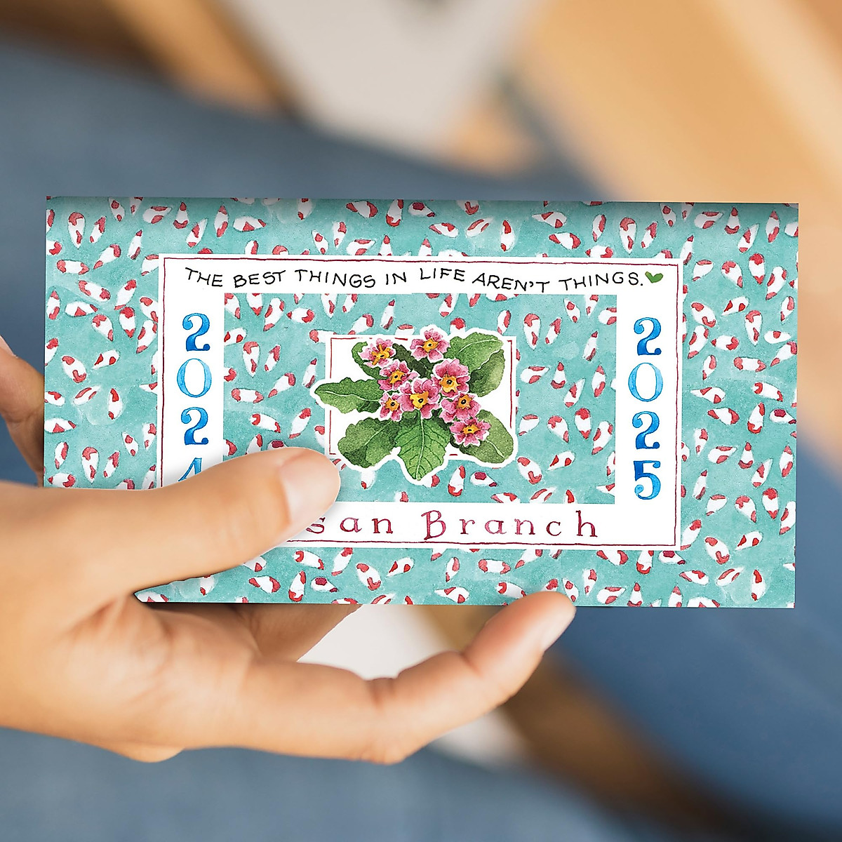 TF PUBLISHING 2024-2025 Susan Branch 2-Year Small Monthly Pocket Planner | 2-Page Large Calendar Grid and Lined Notes Section in Back | Monthly Day Planner for Purse | 3.5" x 6.5"