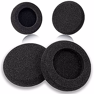 Ear Cushions for Plantronics Headset Ear Pads Replacement Foam Earpads Designed for Plantronics HW251N HW261N HW510 HW520 Blackwire C320 3210 3220 3320 Jabra PRO 920 Biz 2300 GN2000 Headphone (4 Pack)