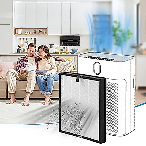 XBWW HY4866 H13 True HEPA Replacement Filters Compatible with Morento HY4866 and YIOU M1 Air Cleaner Purifier, 4 Packs