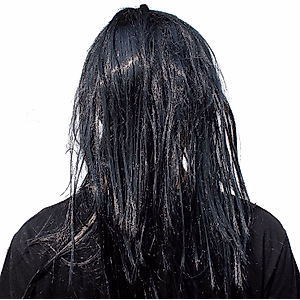 PartyHop Scary Momo Mask Creepy Halloween Latex Cosplay Costume for Kids and Adult Multicolor