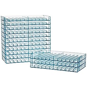 Crafter's Companion PENST14 The Ultimate Marker Storage Rack, Empty-Holds 168, 14-Pack, Light Blue